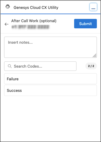 Genesys Cloud CX Utilityでのコール後の作業 - Genesys Cloud Resource Center